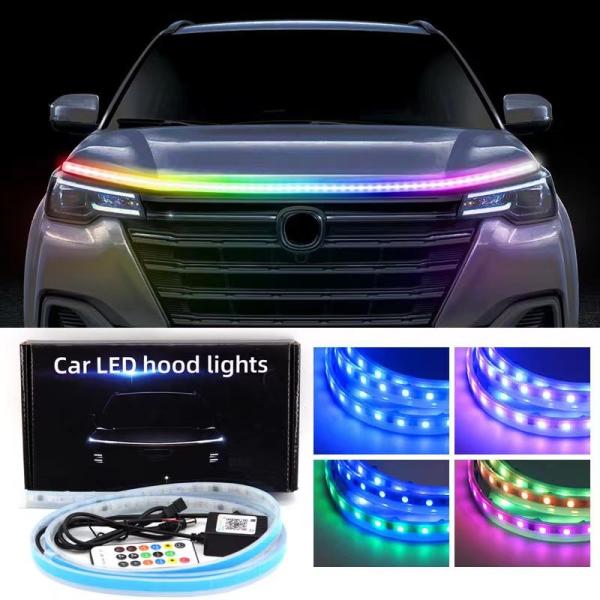 Quality Automotive Cover Light Strip Through Medium Grid Daily Running Led Gap for sale