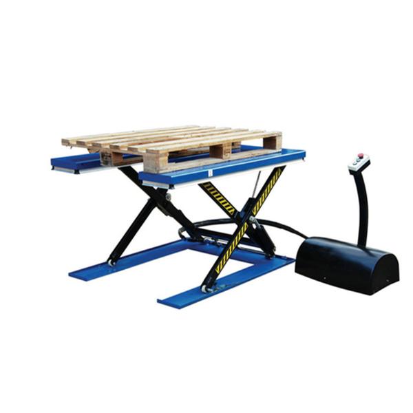 Quality 4500 Lb 5000 Lb 1t 1.5t 2t Capacity Electric Low Profile Lift Table Trolley Low Closed for sale