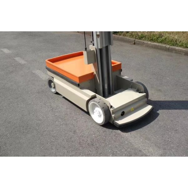 Quality 5.1 m Mast Type Aluminum Self Propelled Elevating Work Platforms Stock Picker for sale