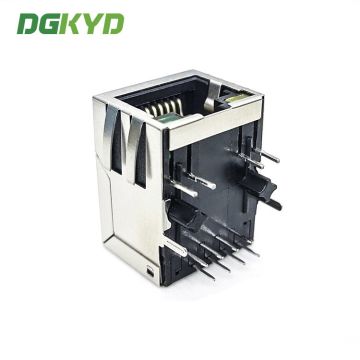 Quality 10/100 BASE RJ45 With Integrated Magnetics Ethernet Connector Surface Mount for sale