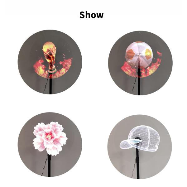 Quality Mini 3D Hologram Fan Display 42cm 224 LED 420x71x40mm for sale