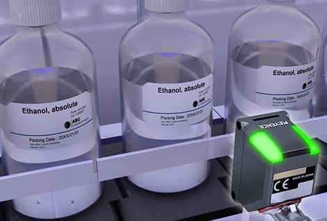 Food, Medicine, and Cosmetics Industries | Application Examples by Industry  | User-Friendly Vision Sensor Application Examples | KEYENCE International  Belgium(Nederlands)