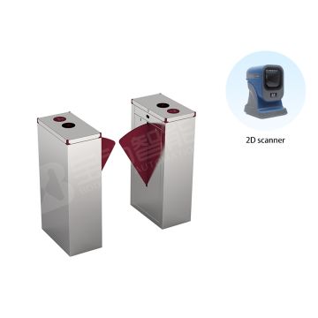 Quality Compact Design Flap Barrier Turnstile Gate Mechanical Access Control Entrance for sale