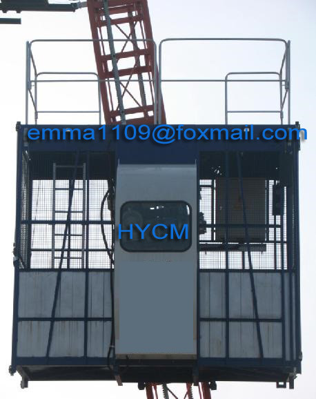 Quality SC200 2000KG Cab Tilt Building Construction Man-Lift Passenger Hoist for sale