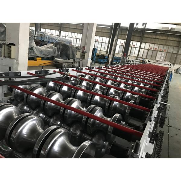 Quality 5.5kw 18 Stations Tile Roll Forming Machine / Roof Tile Making Machine for sale