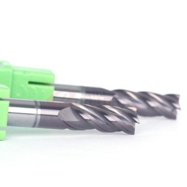 Quality Unequal Pitch HRC60 CNC Milling Cutter 4 Flute End Mill For Stainless Steel for sale