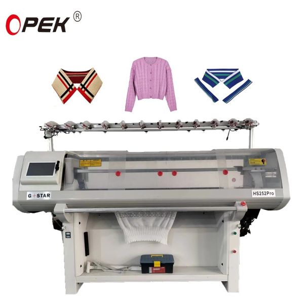 Quality 52 inch Flat Bed Knitting Machine The Ultimate Tool for Collar and Sweater Production for sale