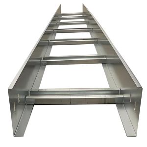 Quality 500kgs Ladder Type Cable Tray Hot Dipped Galvanized Cable Ladder for sale