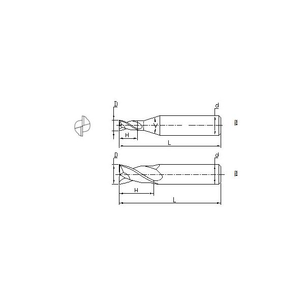 Quality 0.5mm-20mm Carbide Radius Endmill S50 Carbide Milling Bits For Stainless Steel for sale