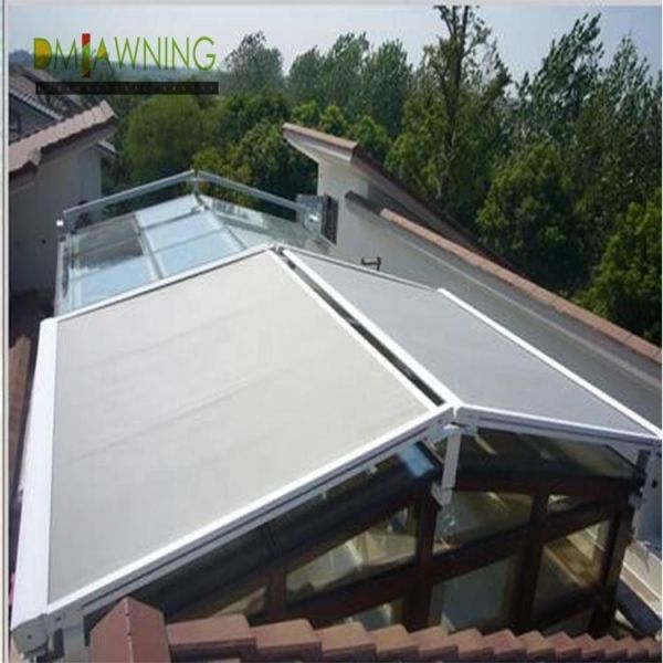 Quality Aluminium Motorized Retractable Pergola Conservatory Skylight Awning for sale