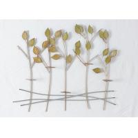 China Living Room Float Metal Wall Art Tree Wall Sconce factory