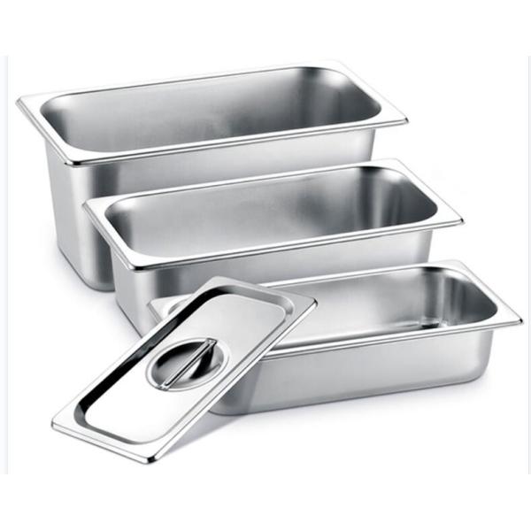 Quality SGS Stainless Steel Gastronorm Containers Five Star Hotel Standard for sale