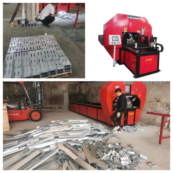 Quality 20mm Thick Flat Steel Automatic Hydraulic Punching And Shearing Machine for sale