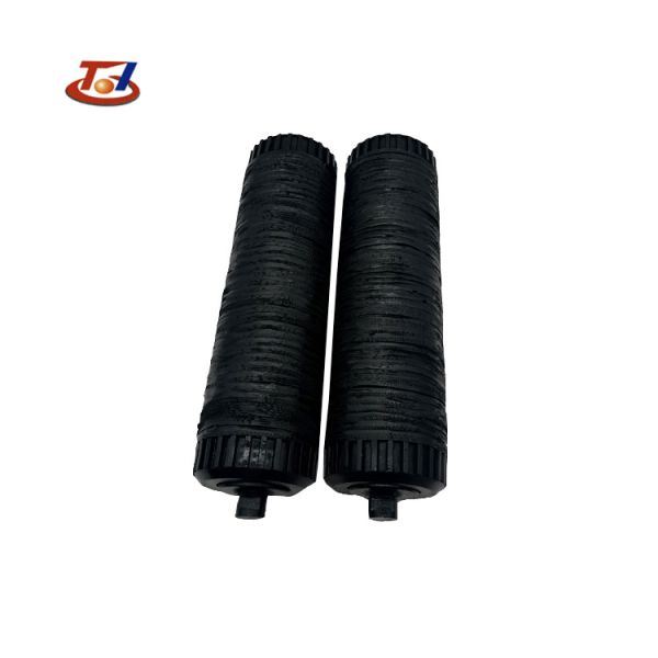 Quality Dustproof High Density Polyethylene Pipe Plastic Gravity Conveyor Idlers Rollers for sale