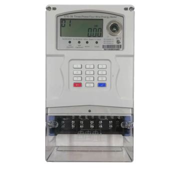 Quality Keypad Input STS Standard Prepaid Three Phase Electricity Meter Time of Use for sale