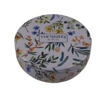Quality 10 Oz Seamless Bowl Shaped Candle Tin Container With Lid for sale