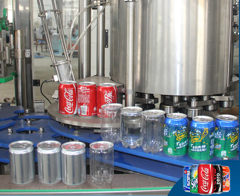 Quality 4000CPH 330ml Aluminum Can Filling Machine Small Scale For Beverage for sale