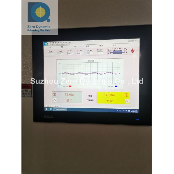 Quality 20 Ton Wind Turbine Rotor Balancing Machine , Hydro Generator Rotor Dynamic for sale