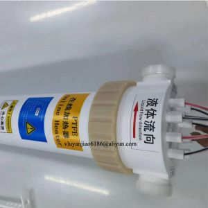 Quality 10kW PTFE Housing Inline Chemical Heater Three Phase Industrial In Line Electric for sale