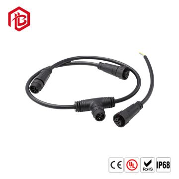 Quality 220V Power Terminal Line Led Light With T-Type Waterproof Connector String Cable for sale