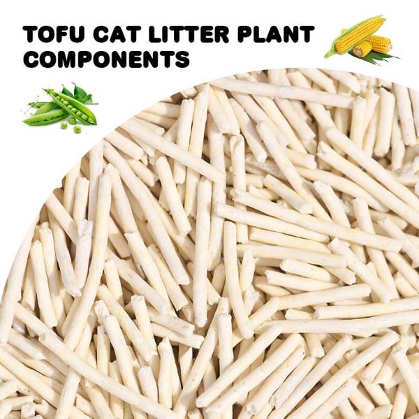 Quality Green Odour Control Cat Litter ODM Environmentally Friendly Cat Litter for sale