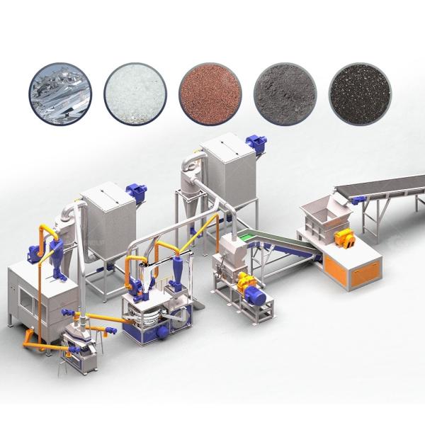 Quality Professional Sales Green Energy Recycling Solar Panel Recycle Machine with PLC for sale