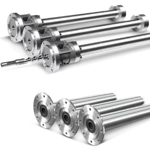 Quality High Efficiency 38CrMoAlA Plastic Extruder Screw Barrel For PP PE PVC Granulation And Pipe Production for sale