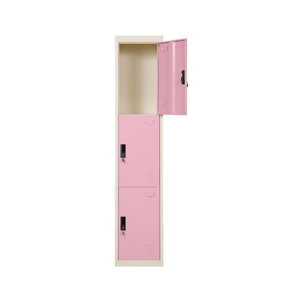Quality Changing Room 3 Doors Metal Storage Locker Cabinet for sale