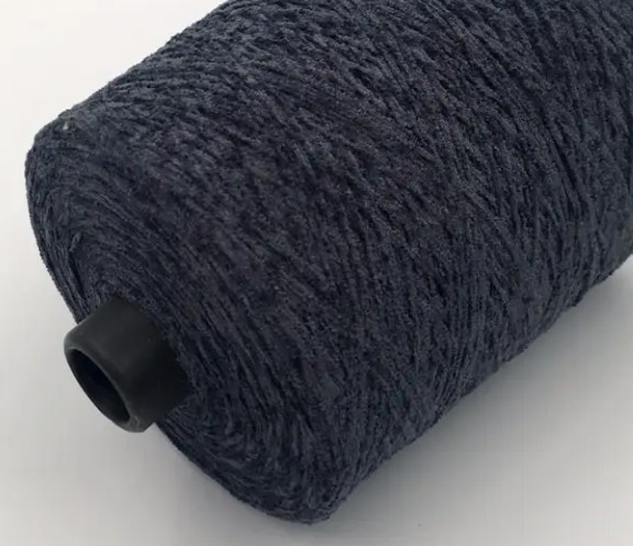 Quality 100% Cotton Chenille Yarn Dyed Texturized Type 1/6NM-1.2NM Count for sale
