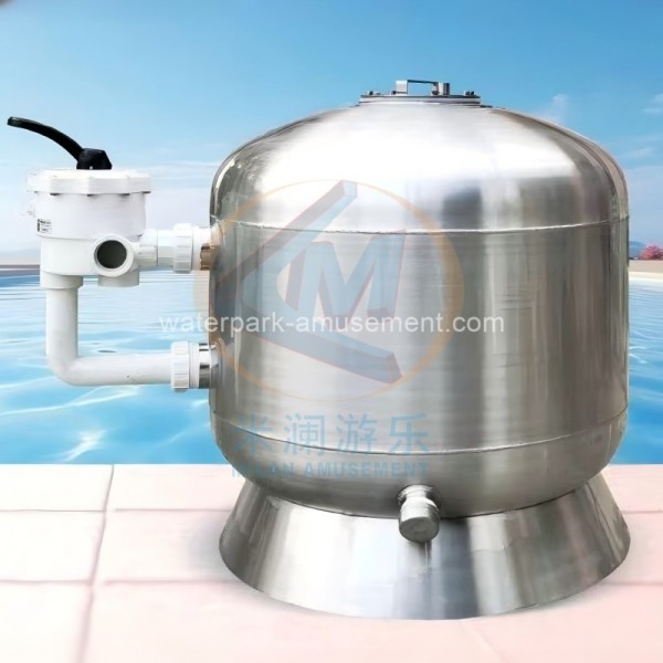 Quality Stainless Steel Side Flange Sand Filter Water Treatment And Cleaning Pool for sale