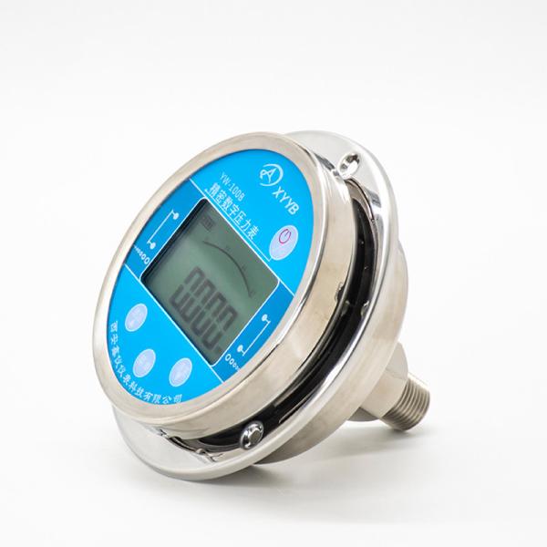 Quality YW-100B Axial Digital Pressure Gauge 4-20mA With Touch Buttons for sale