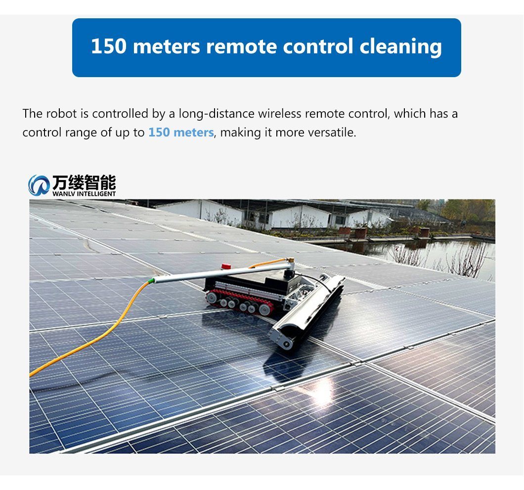 Burnishing Neutral Package Solar Panel Cleaner Solar Panel Cleaning Robot Vacuuming with SGS Snow Removal