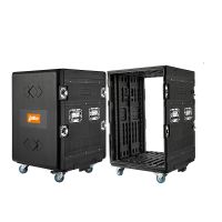 Quality Guider Polyethylene 20" Depth 16U Flight Rack Case With Wheels for sale