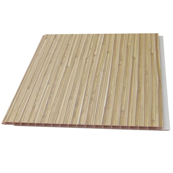 Quality Perforated Bathroom PVC Wall Panels / Strip Waterproof Wall Panels for sale