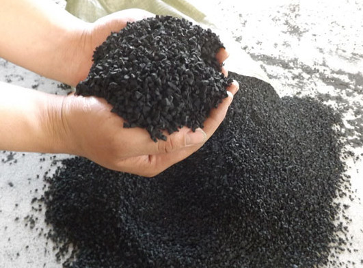 Quality Environment Friendly Carpet Granules Orange / Blue Floor Granules For Horse Stable for sale