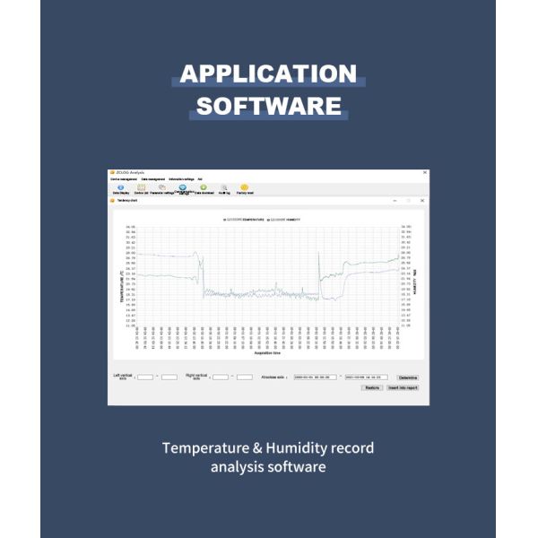 Quality LCD Display Temperature Sensor Data Logger for Pharmaceutical Industry for sale