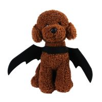 Quality Halloween Kids Plush Backpack Black / Brown Color Cotton Material 41 * 14CM for sale