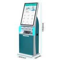 Quality 32 Inch Self Service Touch Screen Kiosk With A5 Printer and Barcode Scanner for sale