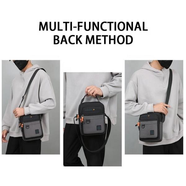 Quality Custom Color Logo Cycling Messenger Bag Men's Shoulder Sling Bag for sale