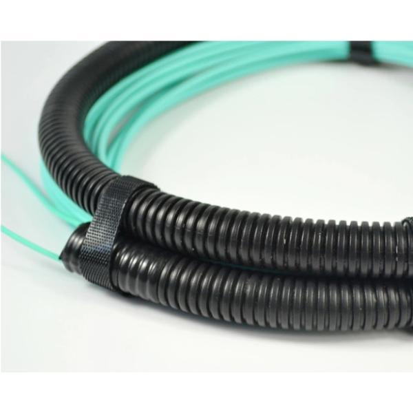 Quality 24 cores Optical Fiber Female MPO Patchcord With Pulling Eyes for sale