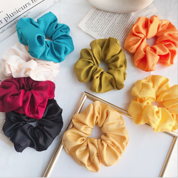 Quality Slip 3.5cm Width Mulberry Silk Scrunchies Elastic OEM ODM Service for sale