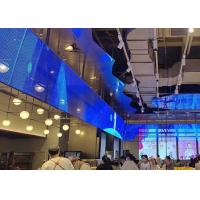 Quality 5500cd P7.81 SMD2121 Outdoor Transparent LED Screen for sale
