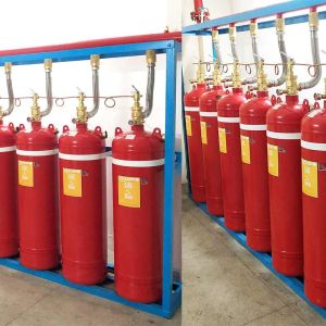Quality Enclosed Flooding IG541 Inert Gas Fire Suppression System Clean Without Residue for sale