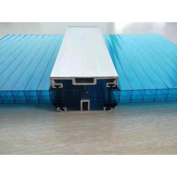 Quality Customized Aluminum Profile Accessories Connector For Polycarbonate Sheet for sale