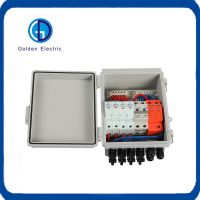 Quality Solar Energy 2 String PV Combiner Box Waterproof IP65 Streamlined Installation for sale