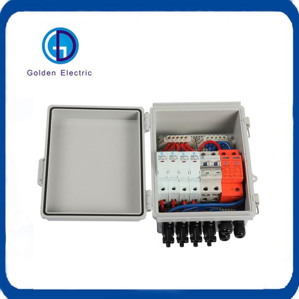 Quality Solar Energy 2 String PV Combiner Box Waterproof IP65 Streamlined Installation for sale