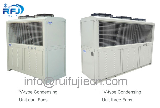 Quality 10HP Original Refrigeration Condensing Units / Air-Cooled Unit 4VES-10Y-40P for sale