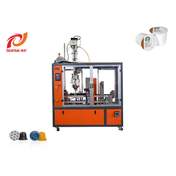 Quality Less Than 1% Residual Oxygen Single Lane kcup Filling Sealing Machine for sale