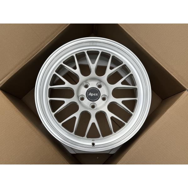 Quality Apex ML-10RT Forged Wheels Machined Lip Brushed Clear for sale