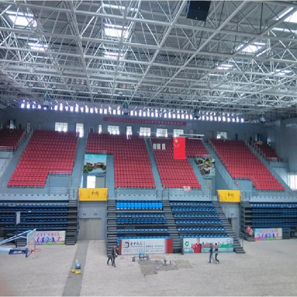 Quality S235JR Prefabricated Steel Structure Sports Hall 150mm Roof Lightweight for sale